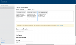Working with Azure functions (part 1 - Powershell) - arminreiter.com