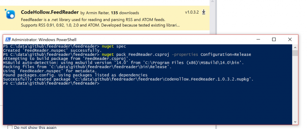 Creating NuGet packages for C# libraries - arminreiter.com