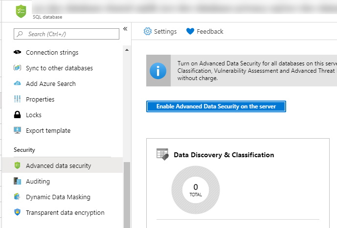 Automatic data classification for Azure SQL Server - arminreiter.com